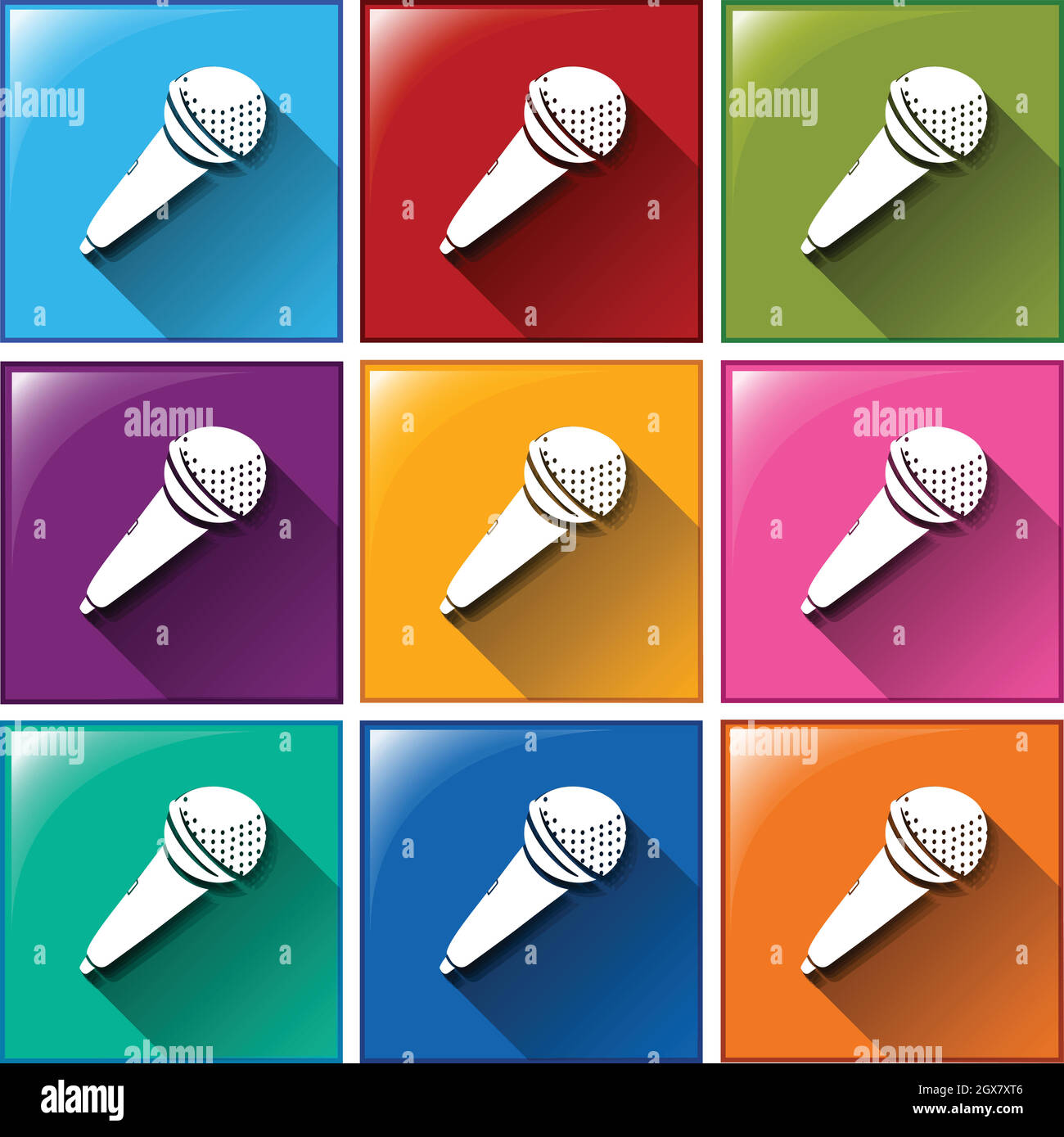 Mic illustration hi-res stock photography and images - Alamy