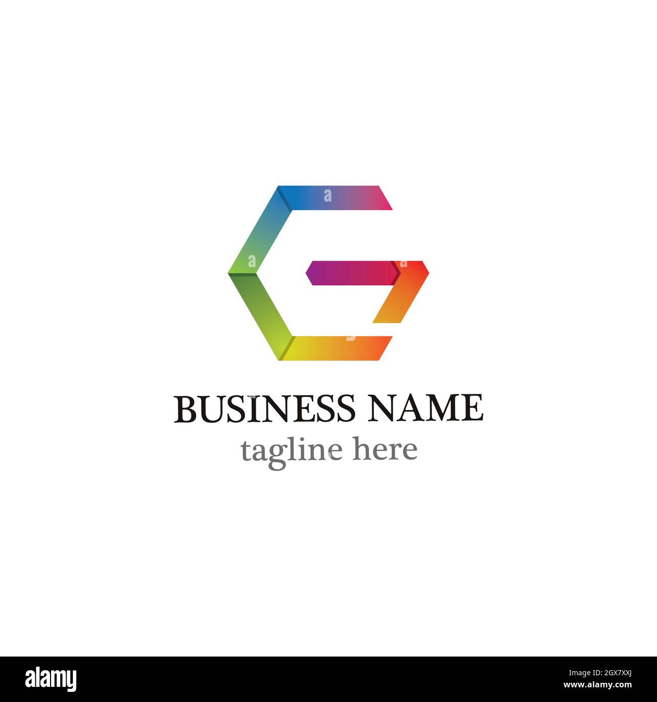 Letter a gradient logo hi-res stock photography and images - Alamy