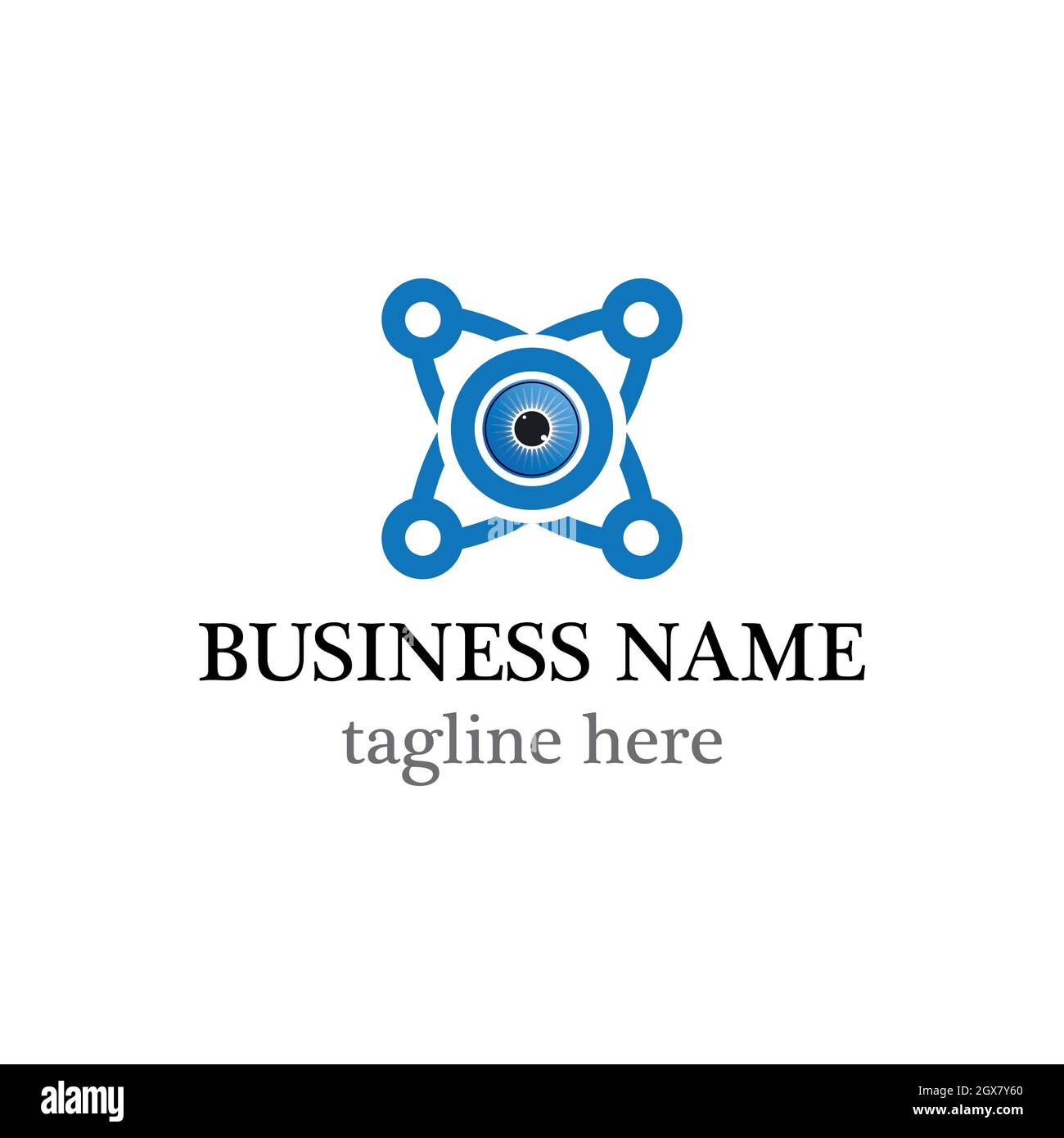 Eye tech logo hi-res stock photography and images - Alamy