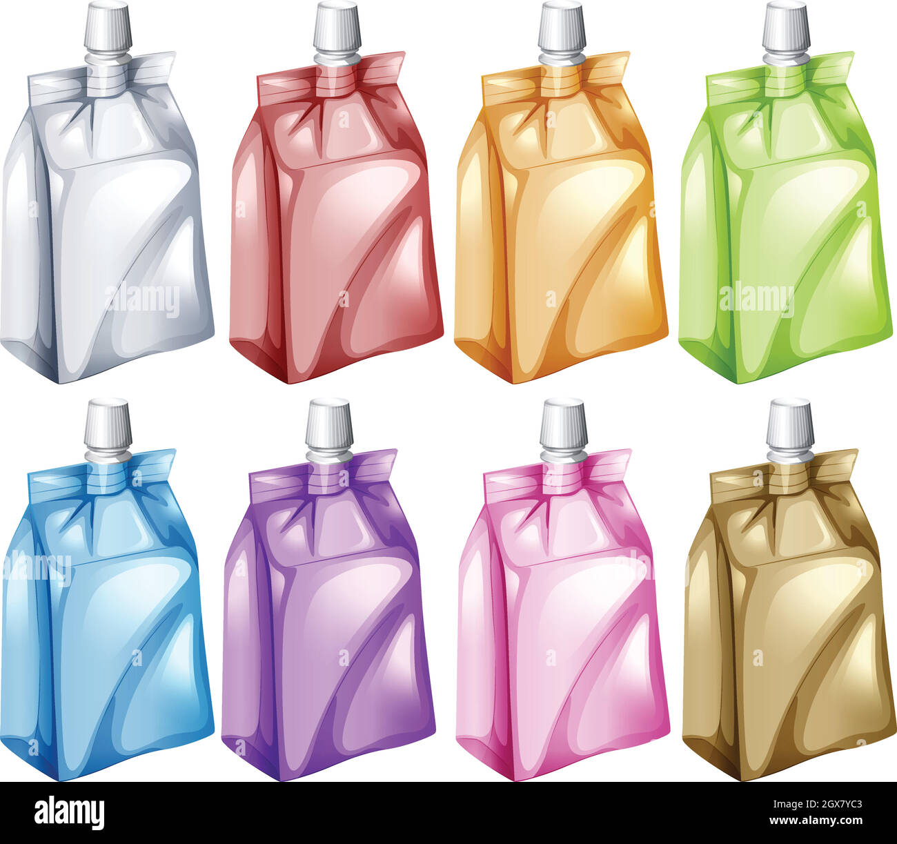 Orange juice in green Stock Vector Images - Alamy