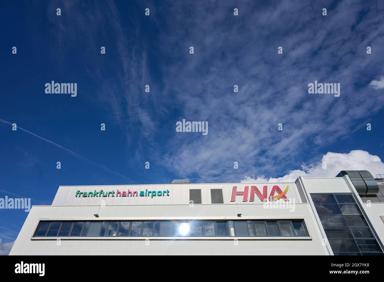 Hahn, Germany. 04th Oct, 2021. The logo of the Chinese conglomerate HNA ...