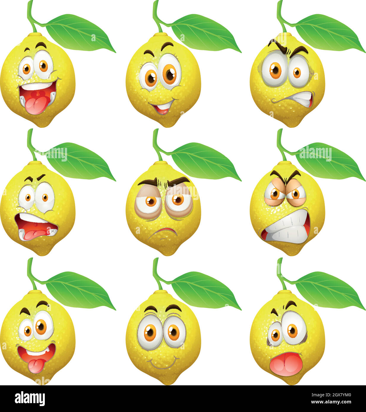 Lemon And Tears Emoji