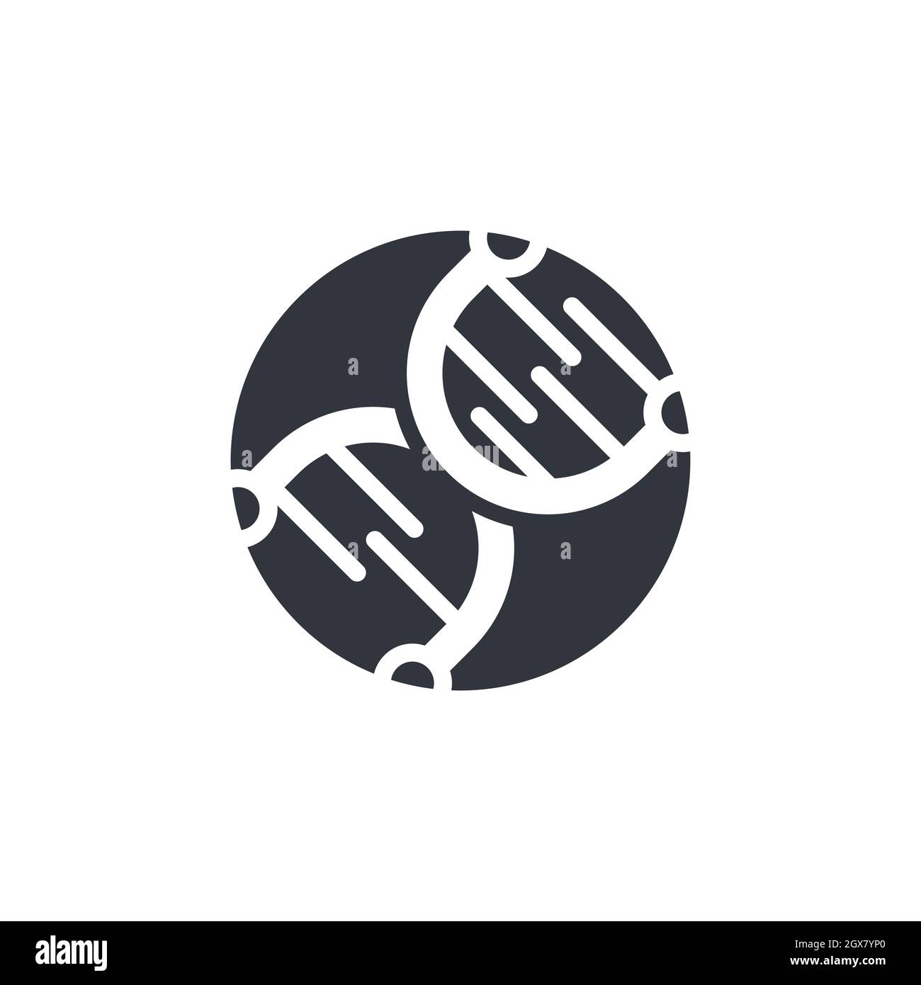 Spiral icon design Cut Out Stock Images & Pictures - Alamy