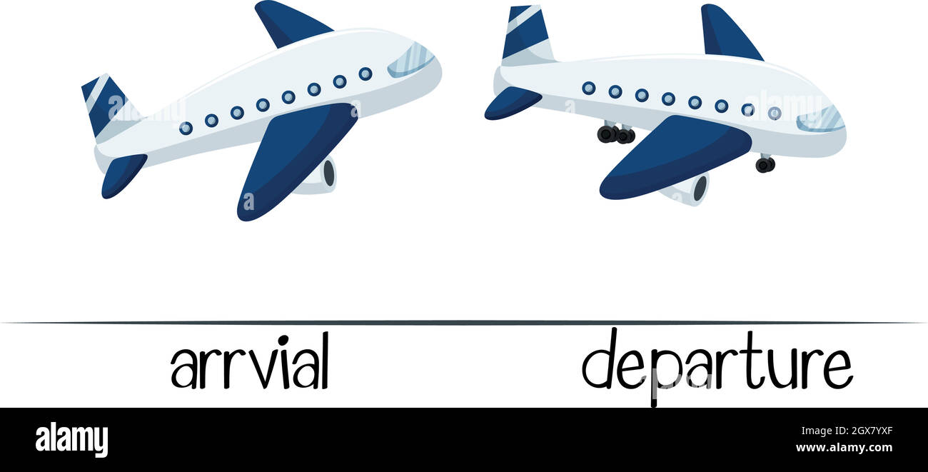 Departure Stock Vector Images - Alamy