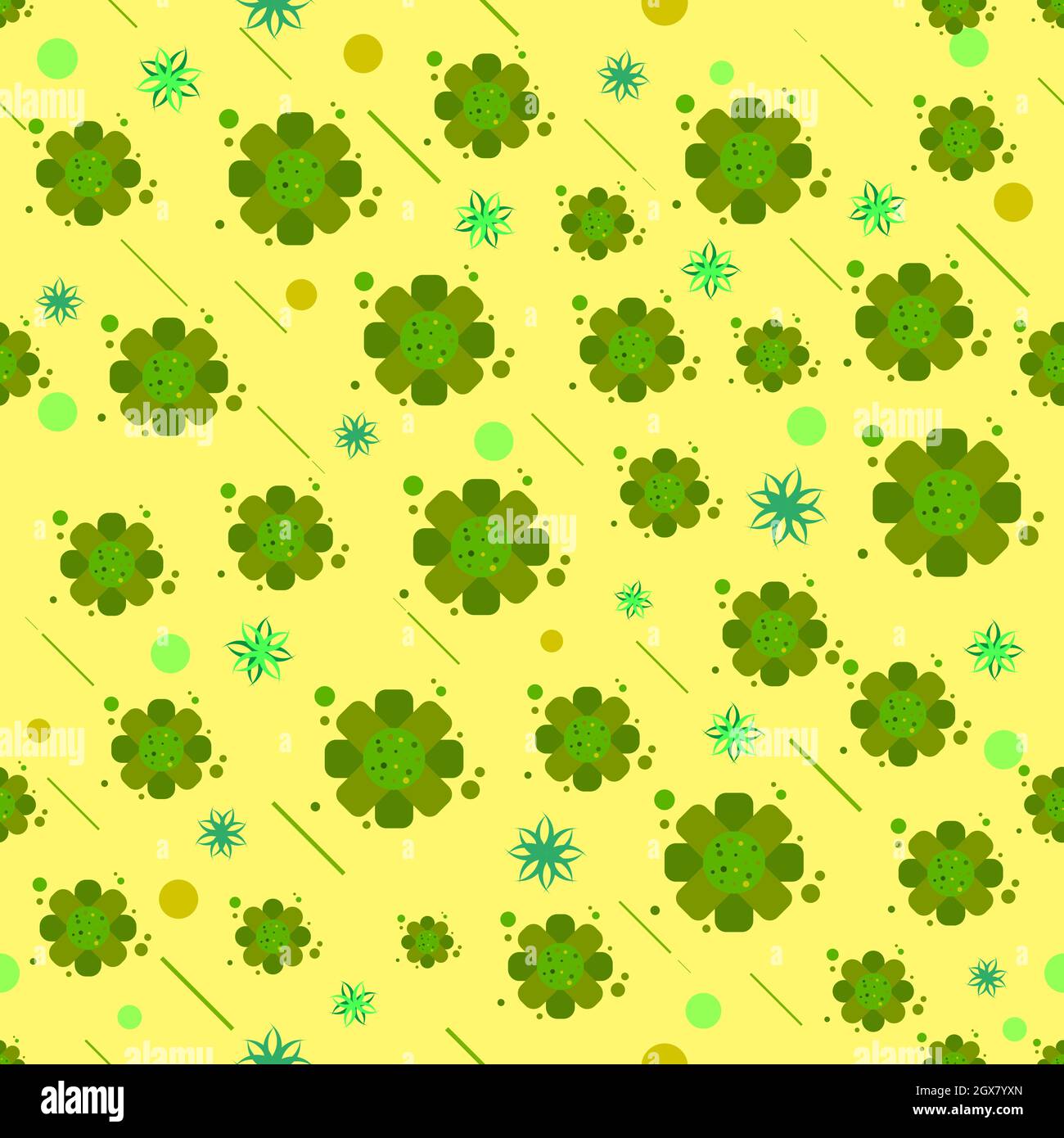 Bacteria virus and germs microorganism cells green inversion seamless ...