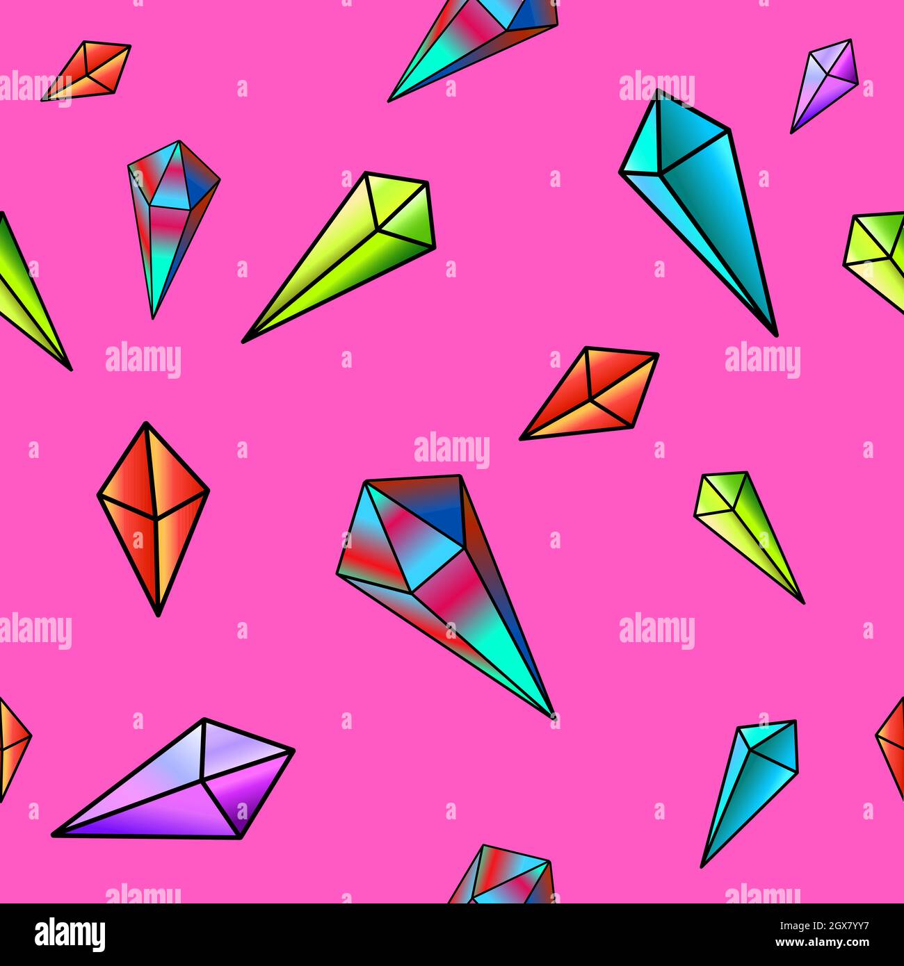 seamless pink background with pastel diamond pattern Stock Vector Image ...