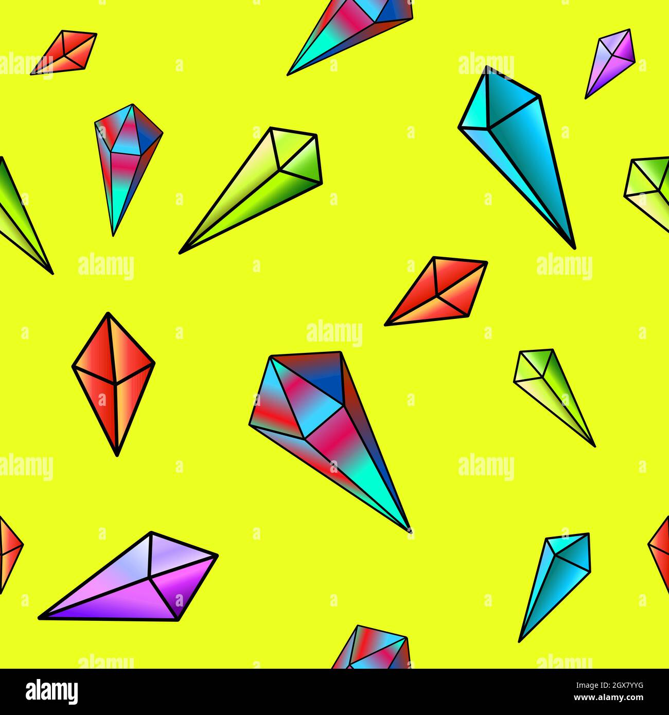 seamless green background with pastel diamond pattern Stock Vector ...