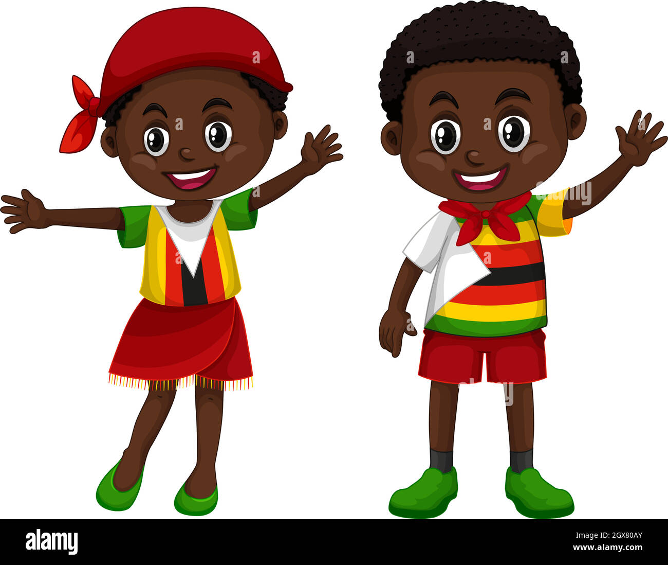 Zimbabwe country flag Stock Vector Images - Alamy