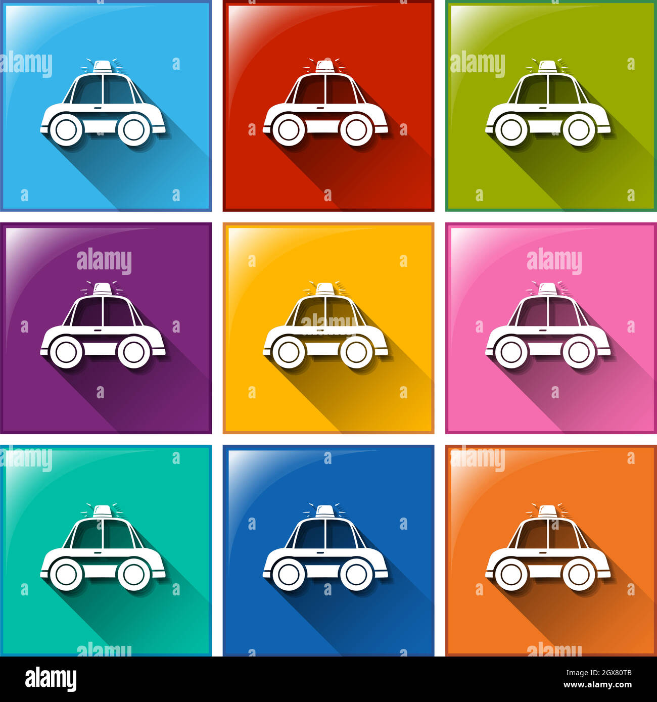 Car icons hi-res stock photography and images - Alamy
