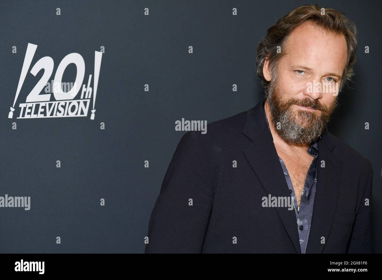 New York, USA. 04th Oct, 2021. Actor Peter Sarsgaard attends the Hulu ...
