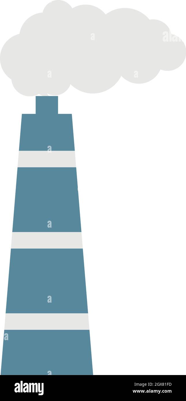 factory pipe icon on white background Stock Vector Image & Art - Alamy