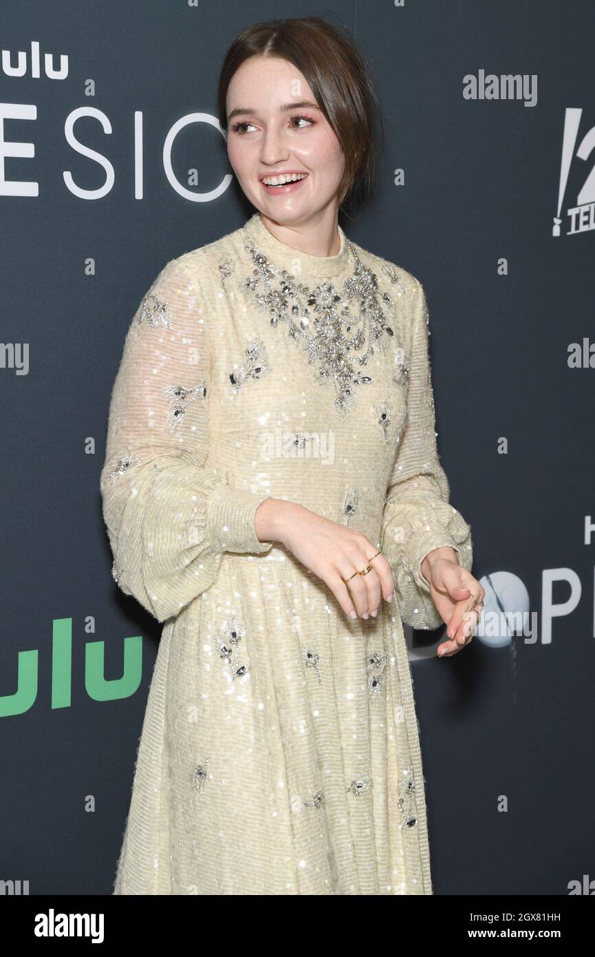 New York Usa 04th Oct 2021 Actress Kaitlyn Dever Attends The Hulu
