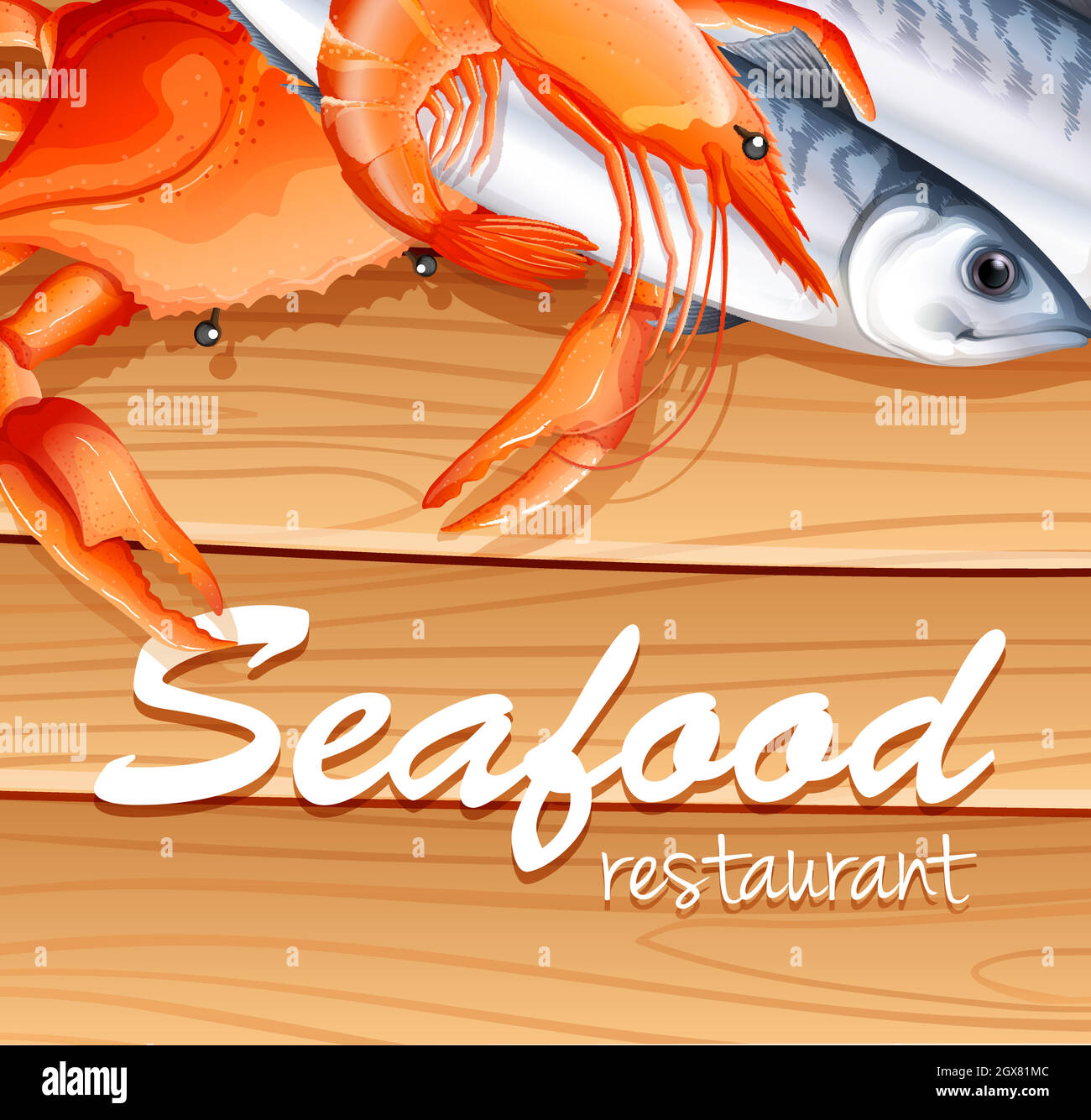 Seafood fish restaurant advertisement hi-res stock photography and ...