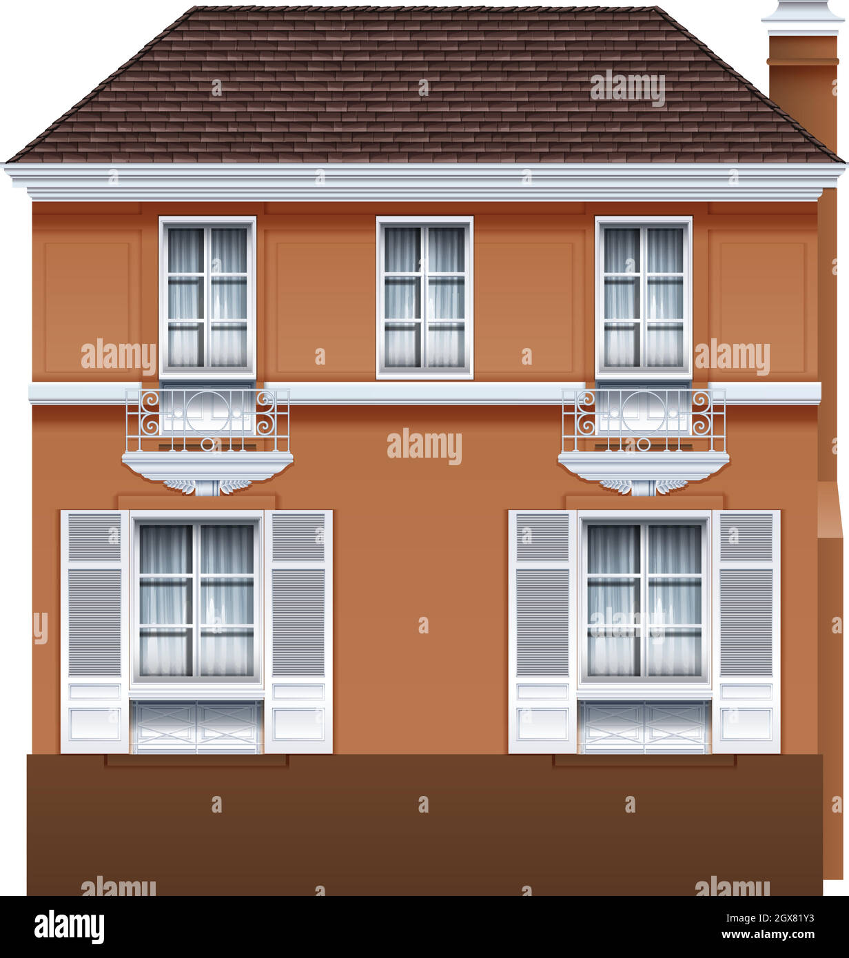 Basic structure of a building Stock Vector Images - Alamy