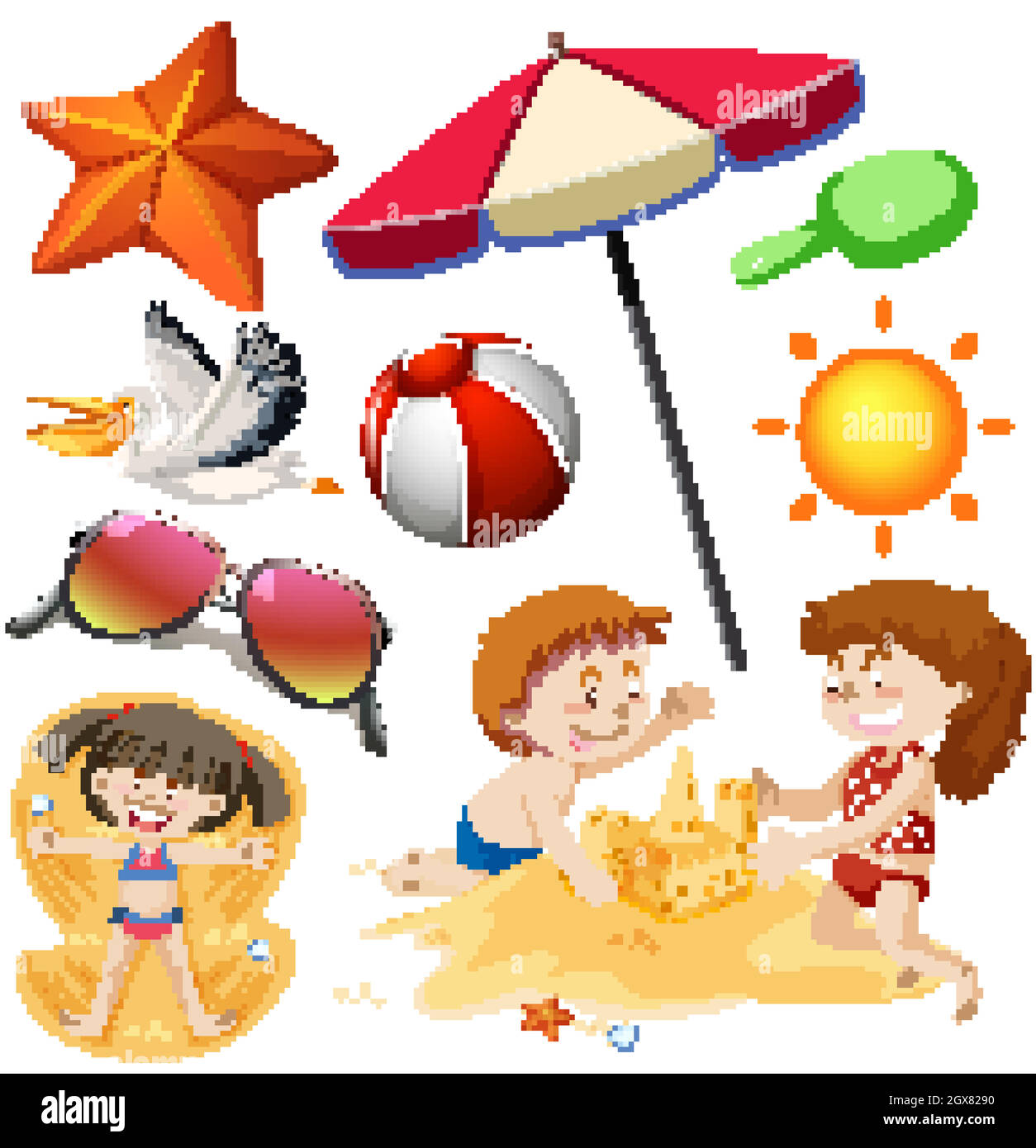 Feathers isolated set hi-res stock photography and images - Alamy