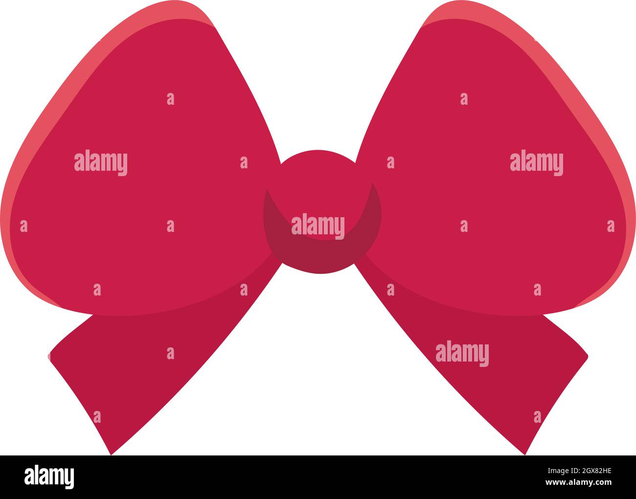 red bow icon on white background Stock Vector Image & Art - Alamy