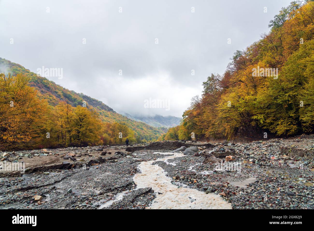 Hiking along the river bed hi-res stock photography and images - Alamy