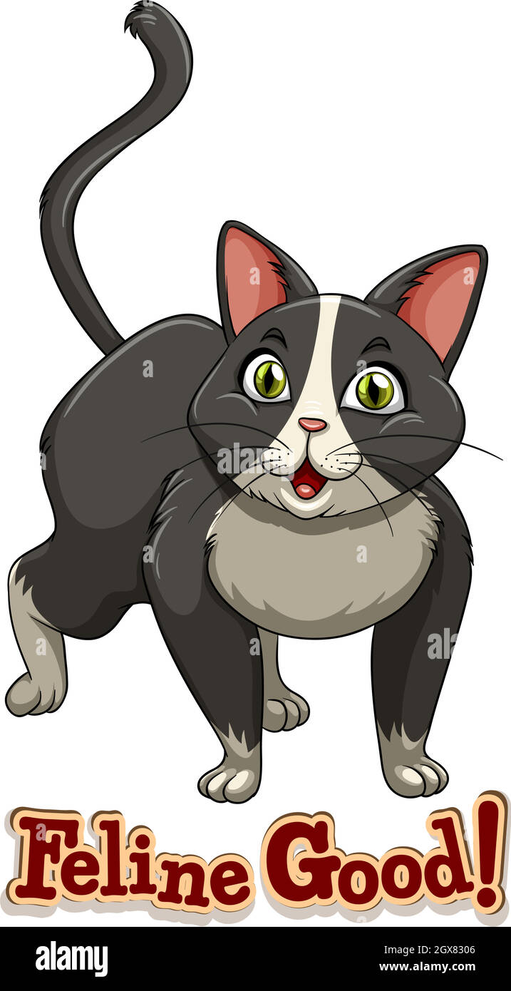 Exotic feline Stock Vector Images - Alamy