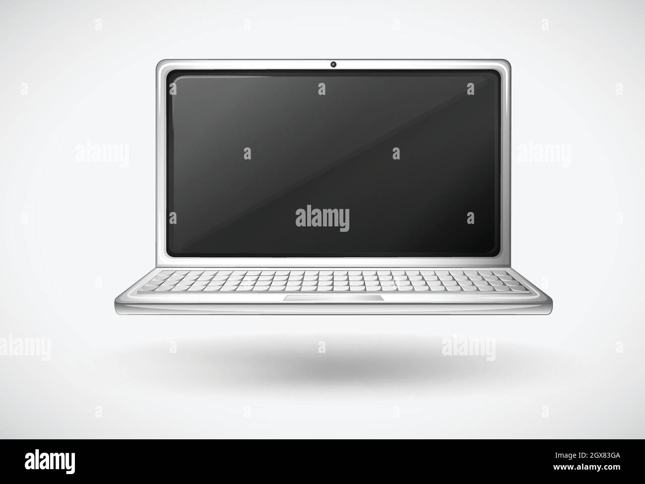 Laptop screen typing Stock Vector Images - Alamy
