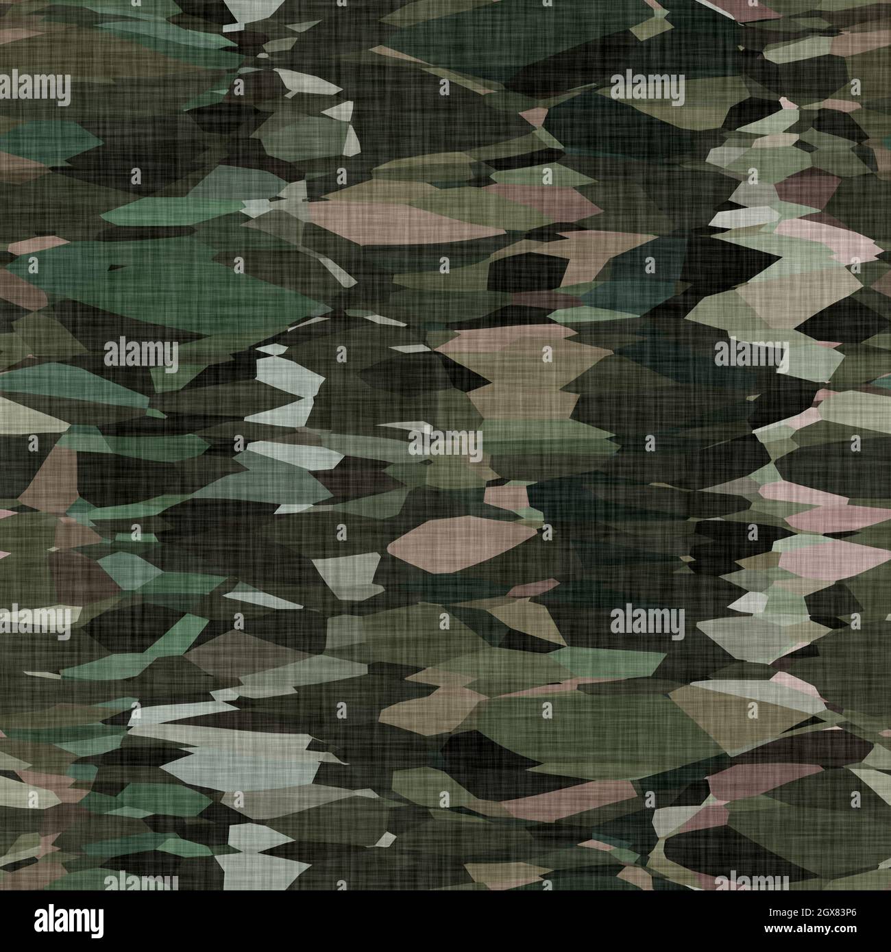 Camouflage dark underbrush wood style texture material. Seamless ...