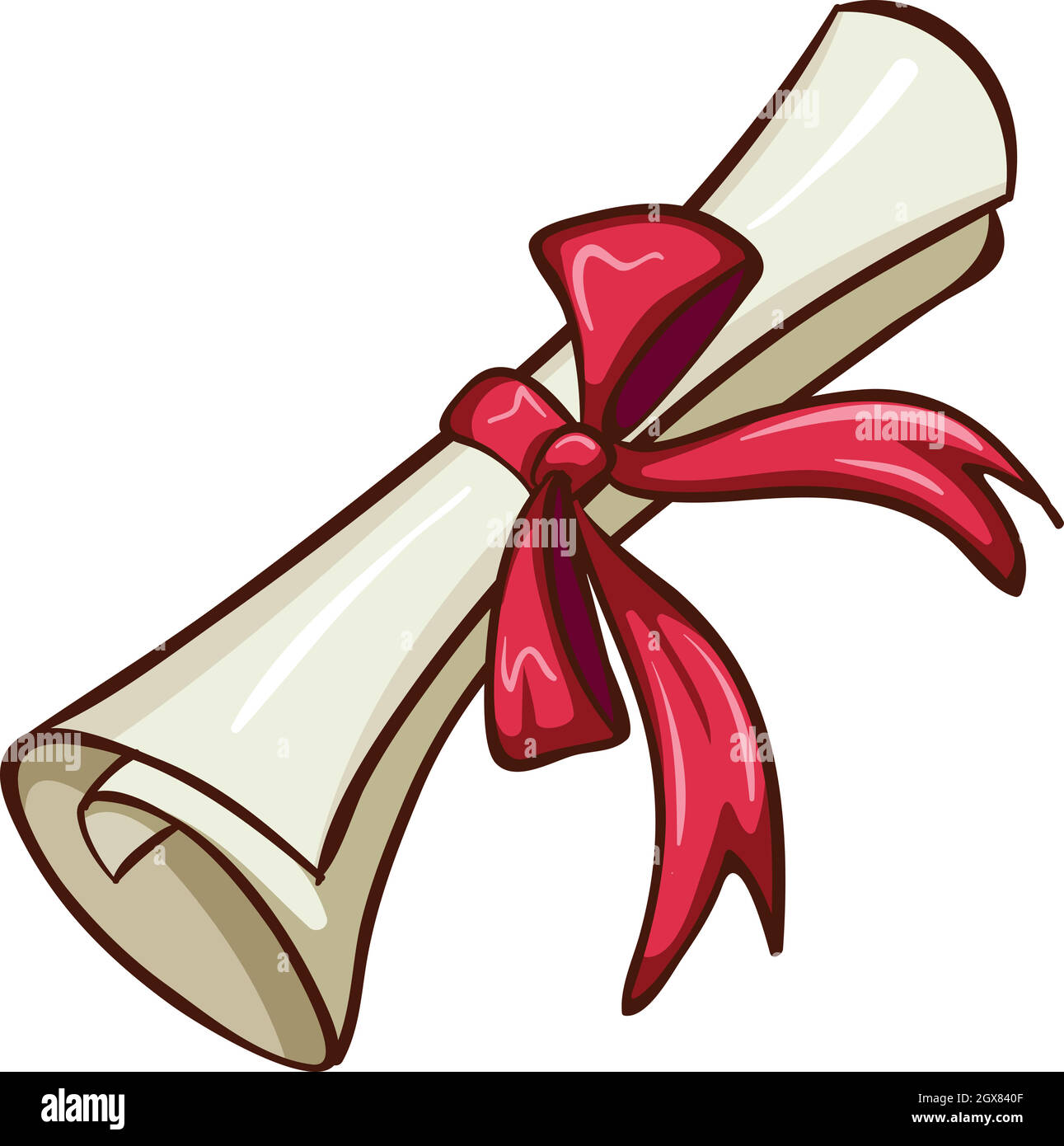 Graduation roll Stock Vector Images - Alamy