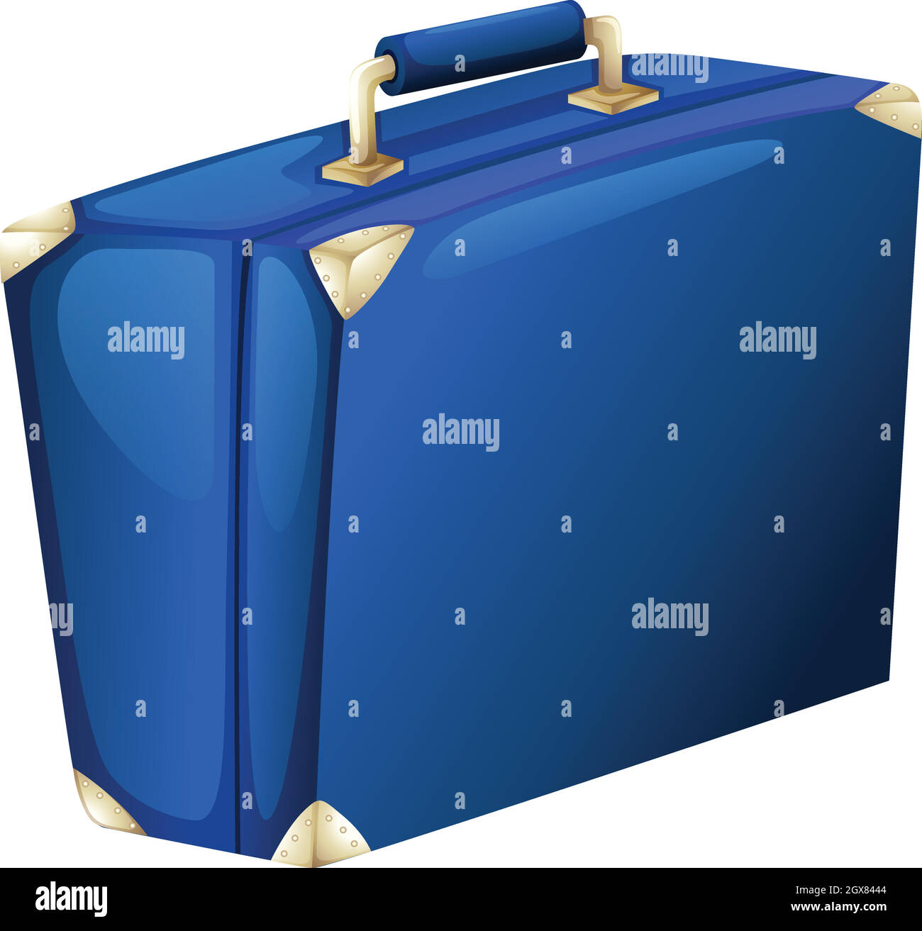 A blue suitcase Stock Vector Image & Art - Alamy