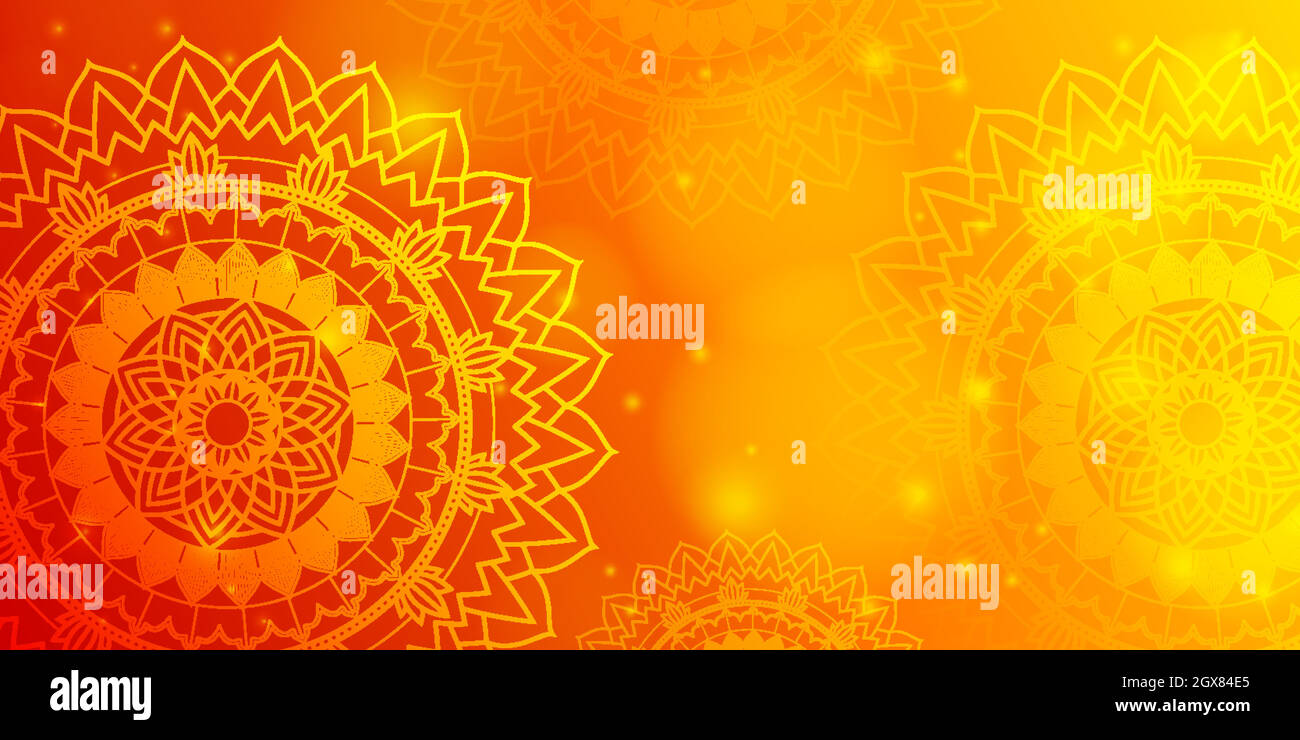 Background design with mandalas pattern Stock Vector Image & Art - Alamy