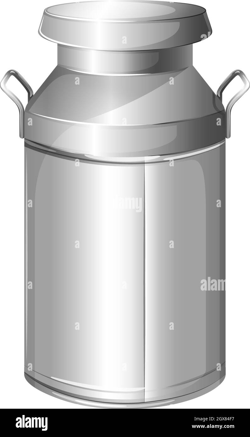 A milk stainless container Stock Vector Image & Art - Alamy