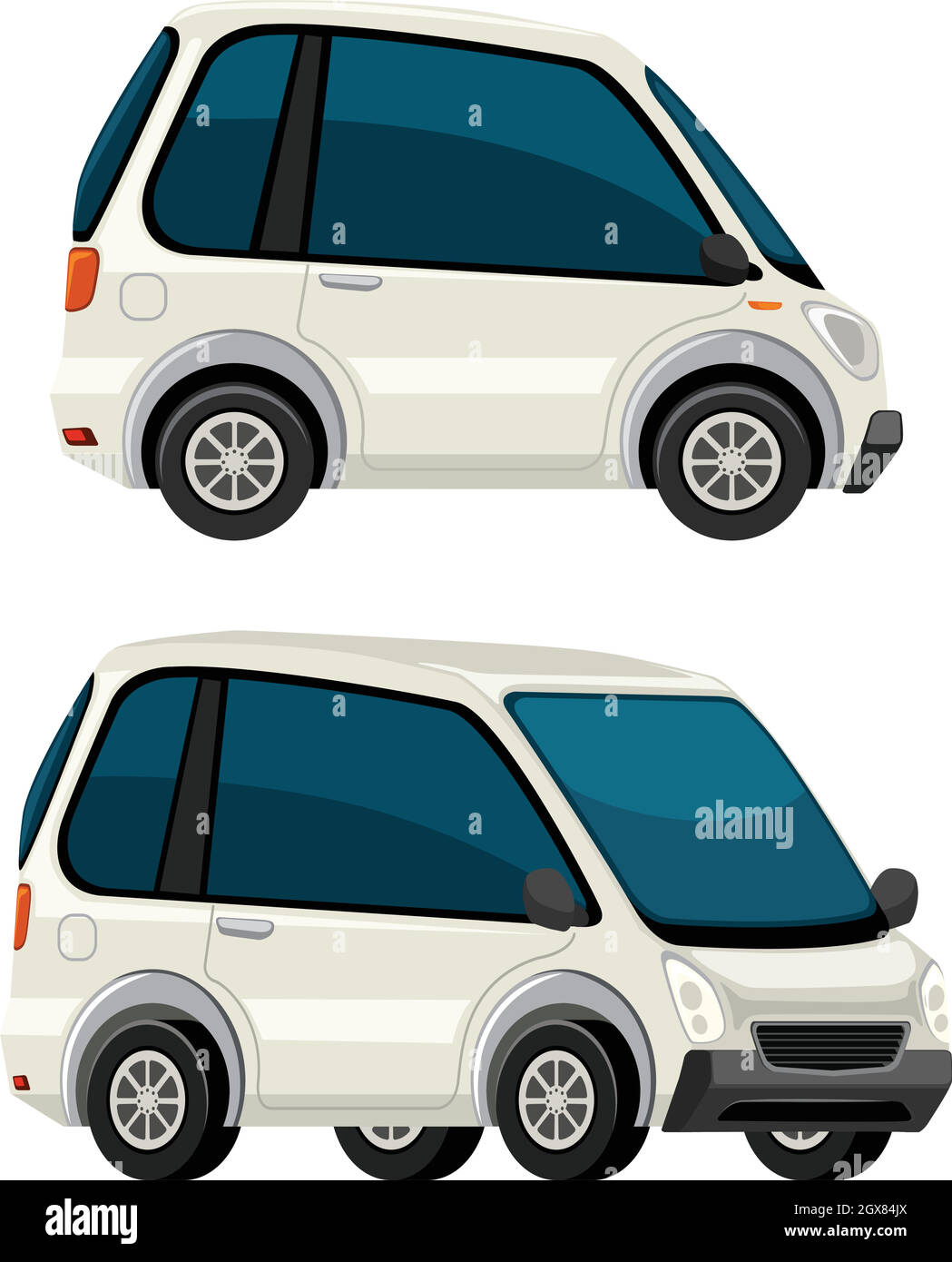 Electric car on background Cut Out Stock Images & Pictures - Alamy