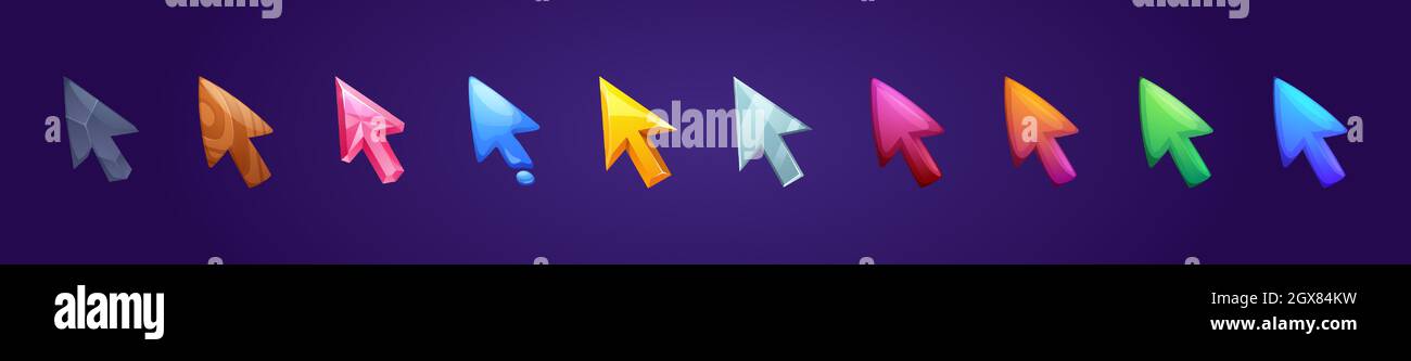 Cartoon cursor hi-res stock photography and images - Alamy