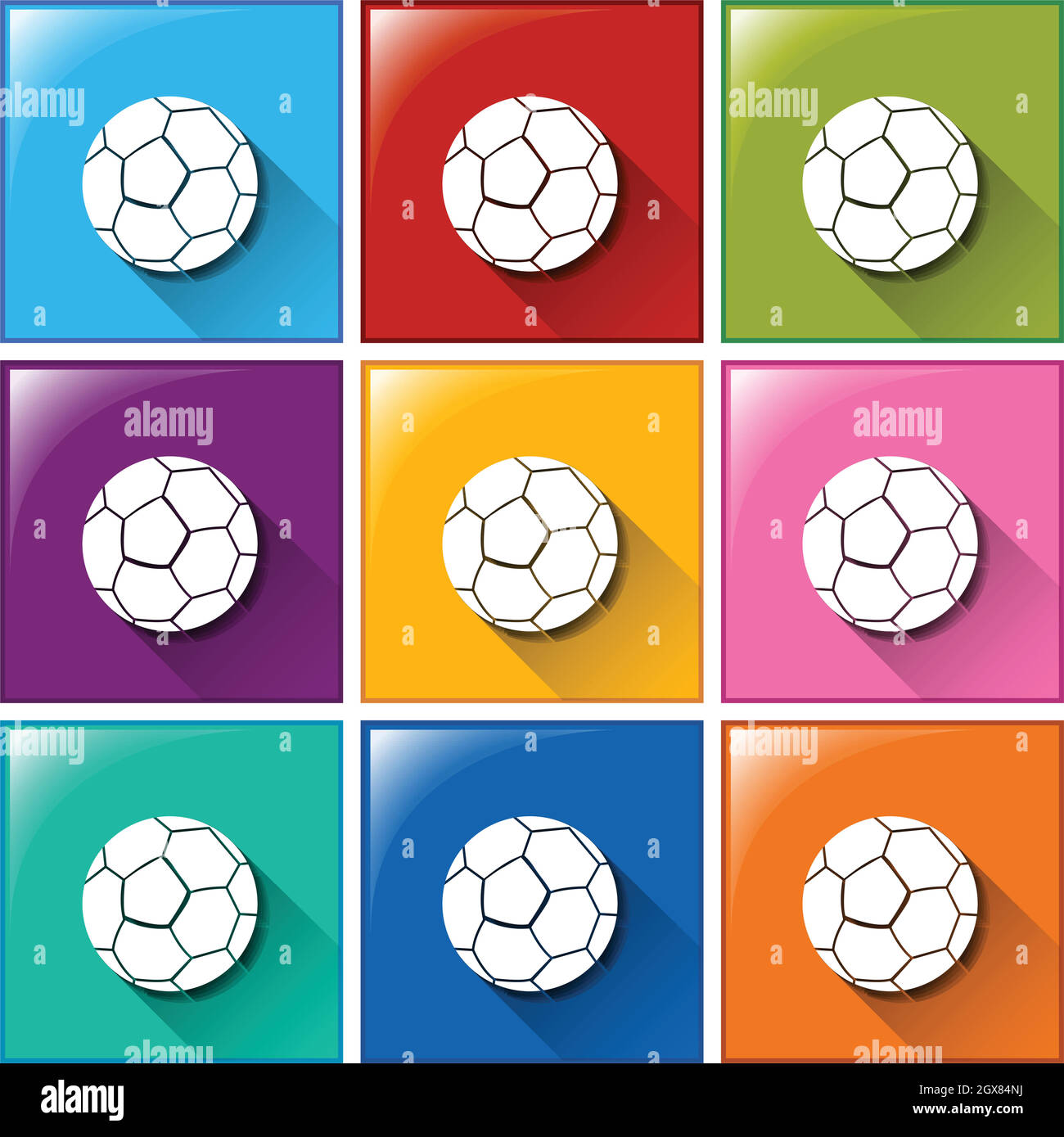 Buttons with balls Stock Vector Image & Art - Alamy