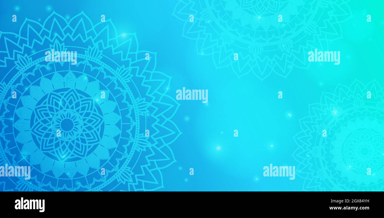 Blue Mandala Wallpaper