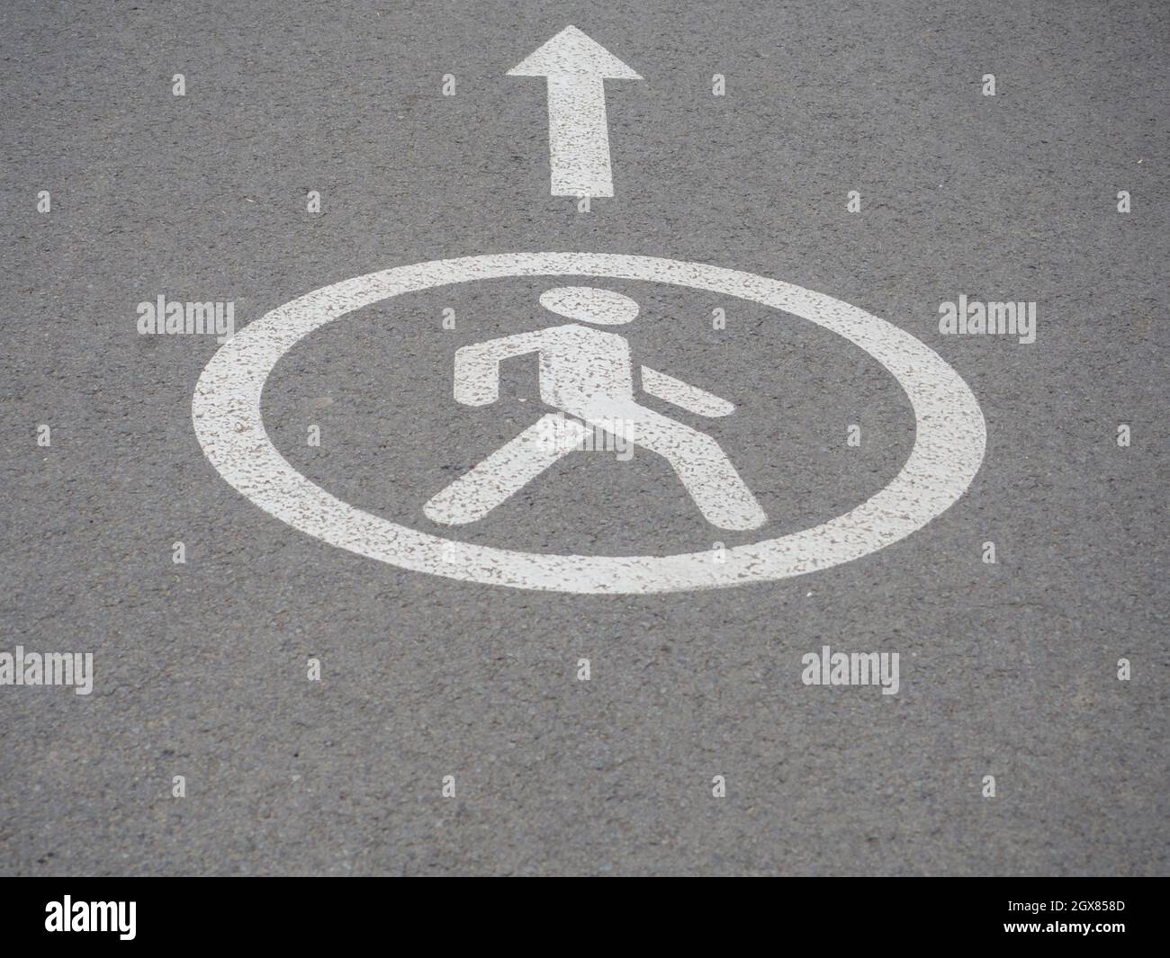 Pedestrian Figure Walking Stock Photo - Alamy