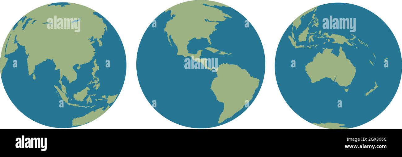 Three images of Earth Stock Vector Image & Art - Alamy