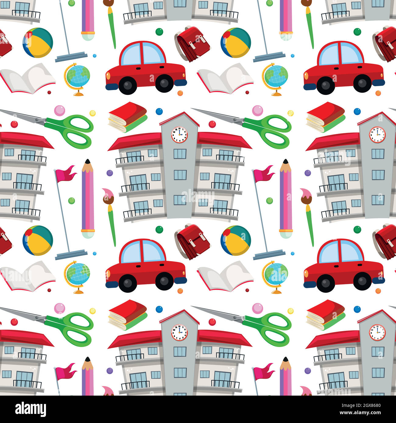 School objects hi-res stock photography and images - Alamy