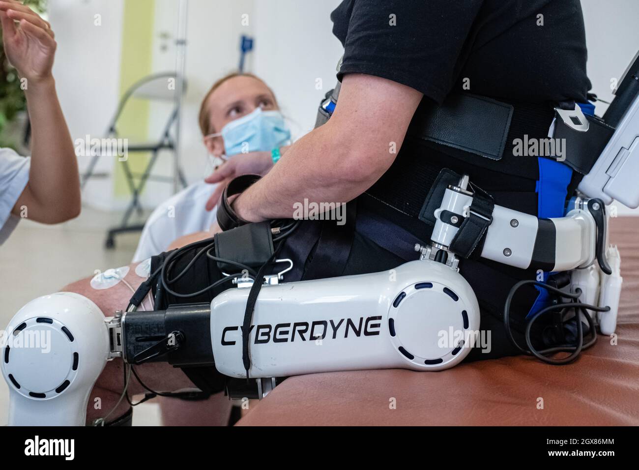 St Genis Laval (France), 4 October 2021. Rehabilitation session of a ...