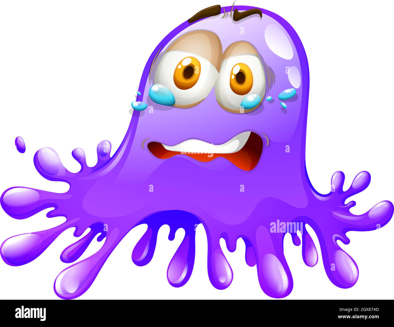 Purple drop Stock Vector Images - Alamy
