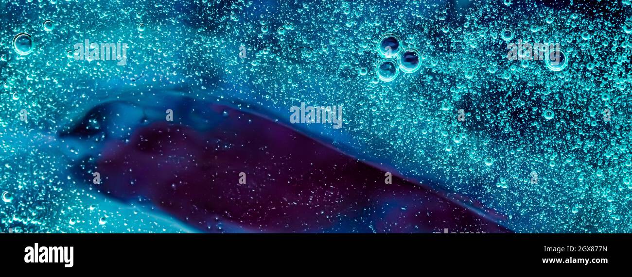 Abstract liquid banner background, paint splash, swirl pattern and ...