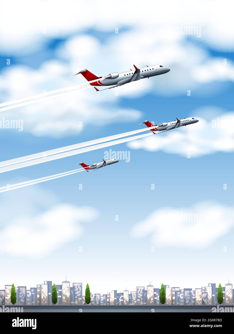 Private airplanes Stock Vector Images - Alamy