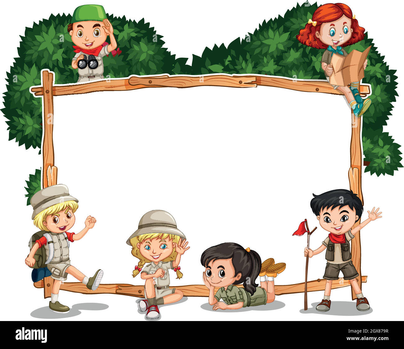 Safari Clipart Border