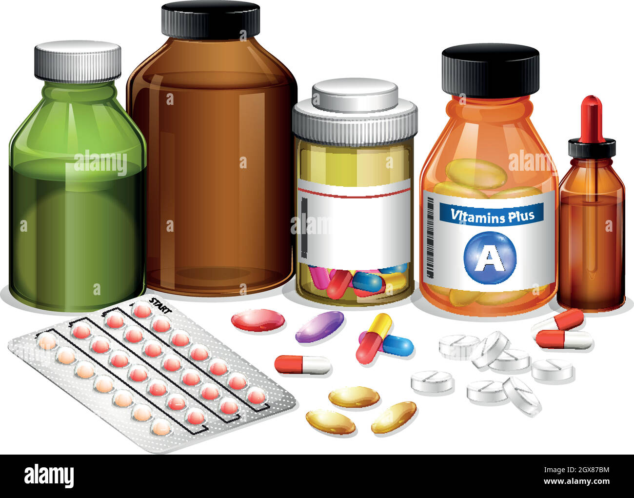 Medical medicines Stock Vector Images - Alamy