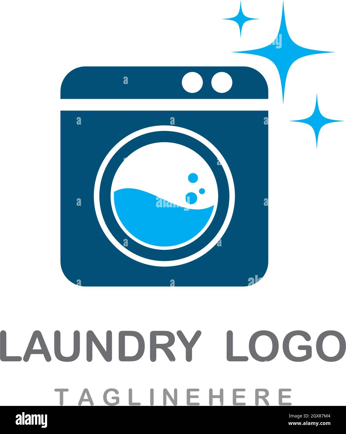 Laundry logo vector icon template Stock Vector Image & Art - Alamy