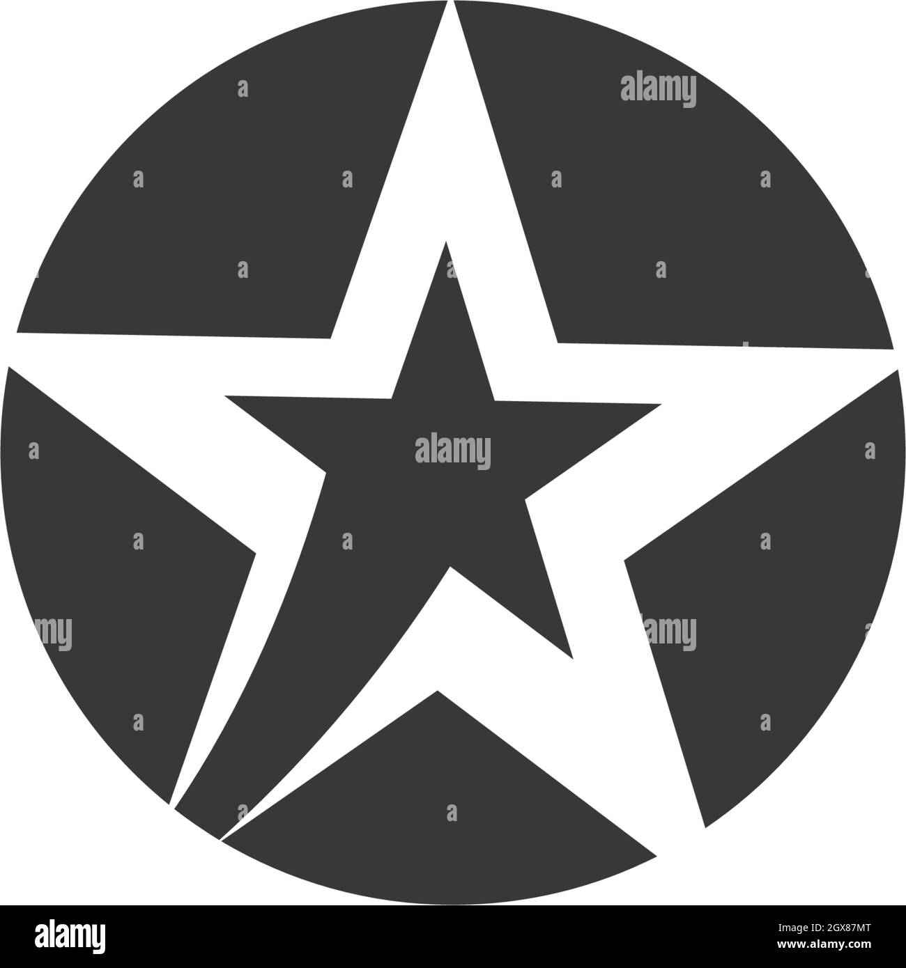 Star logo Black and White Stock Photos & Images - Alamy