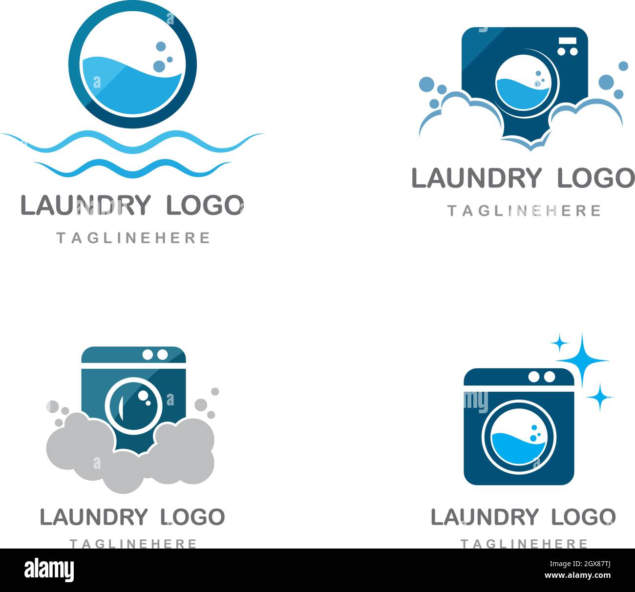 Laundry logo vector icon template Stock Vector Image & Art - Alamy