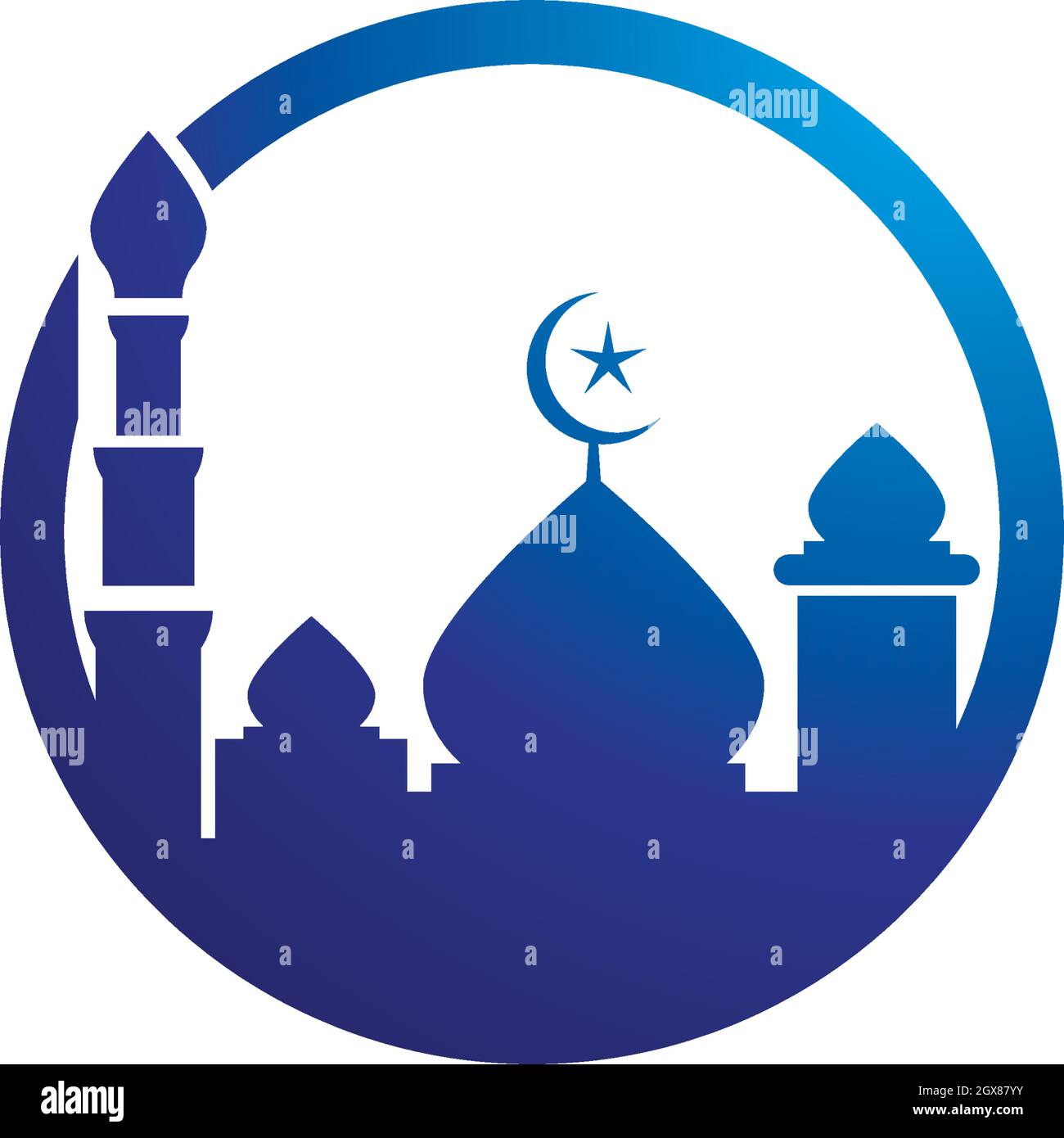 Mosque icon vector template Stock Vector Image & Art - Alamy