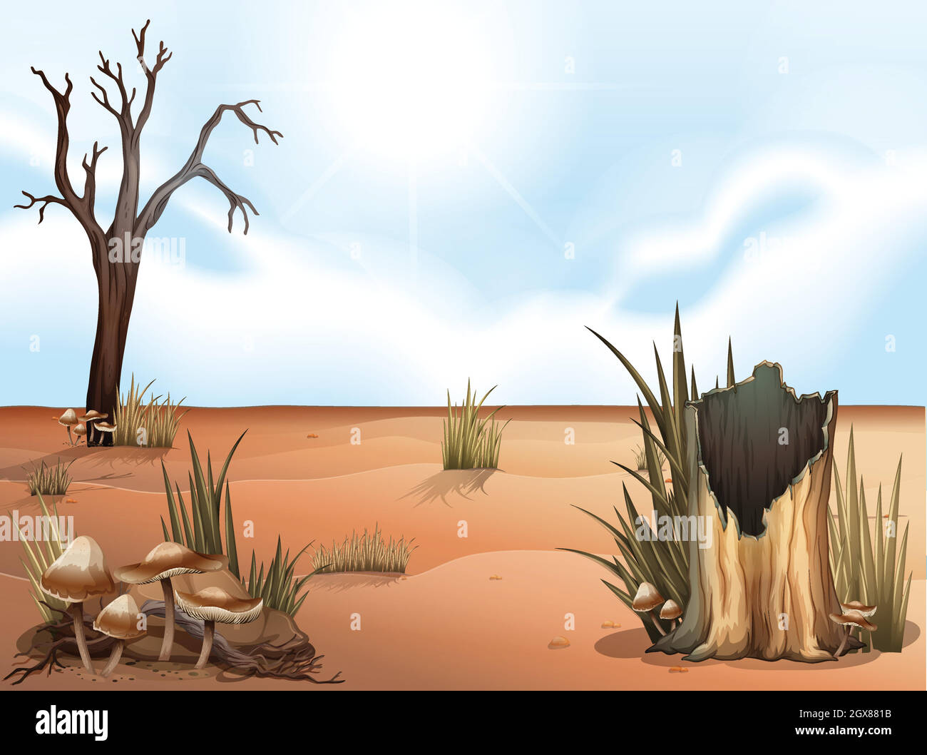 Leafy brown ground Stock Vector Images - Alamy