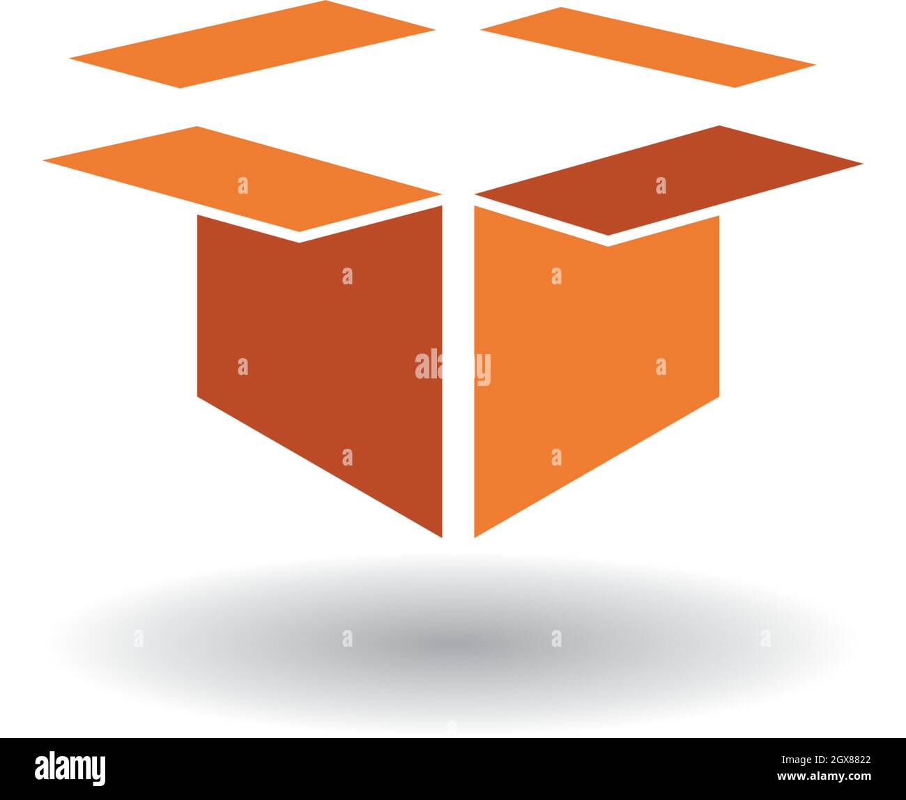 Box logo vector icon template Stock Vector Image & Art - Alamy