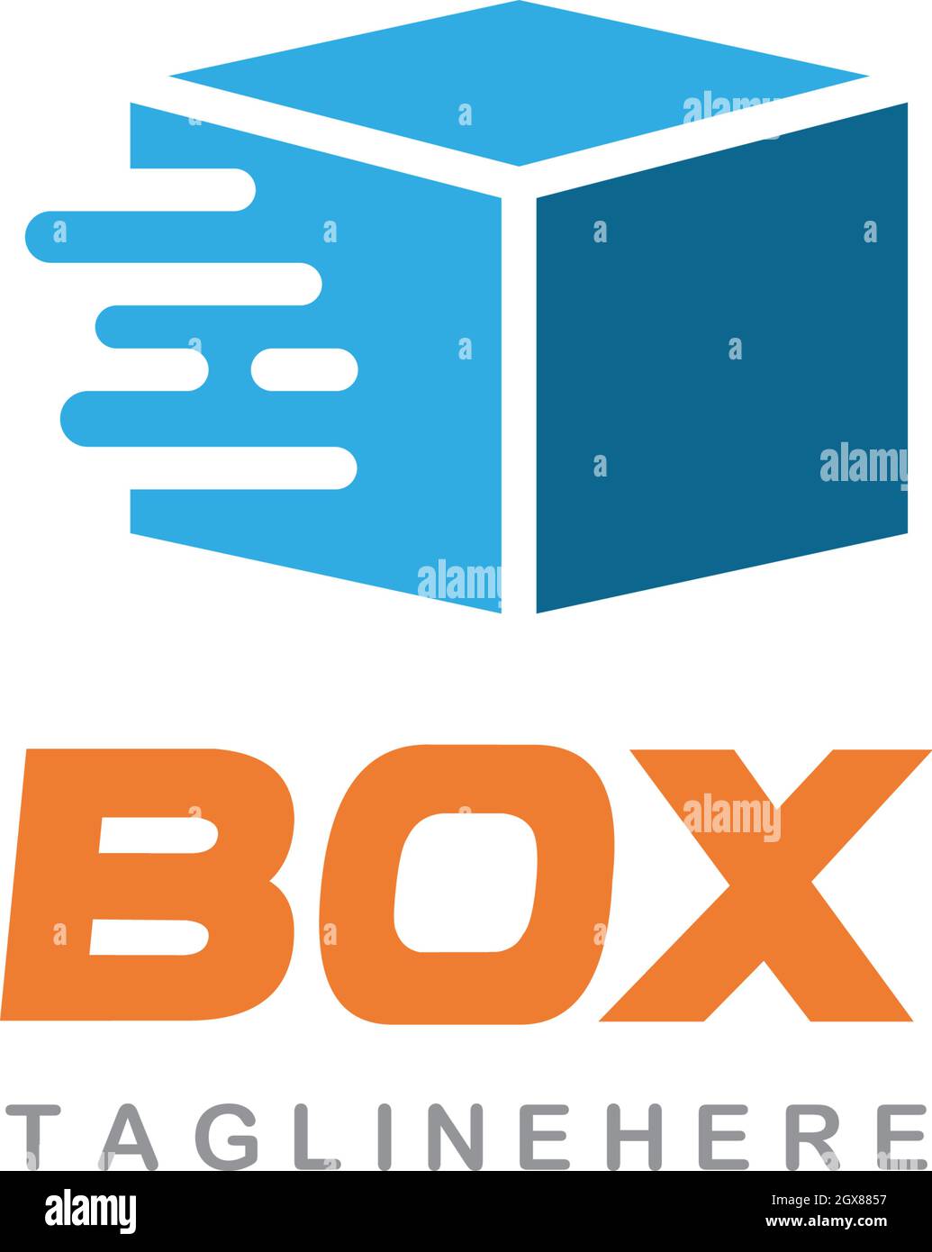 Box logo vector icon template Stock Vector Image & Art - Alamy