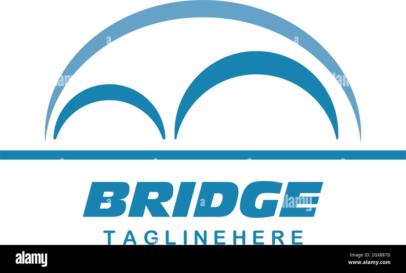 Abstract road bridge icon Stock Vector Images - Alamy