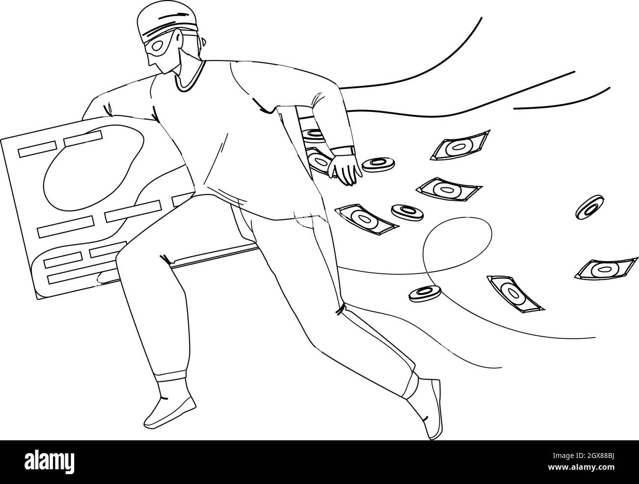 Hacker black money Cut Out Stock Images & Pictures - Alamy